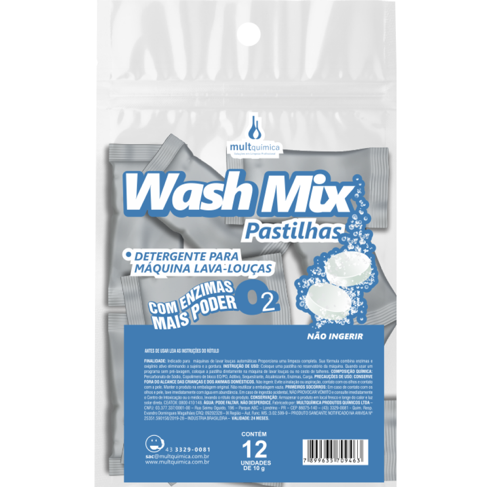 Wash Mix Pastilhas